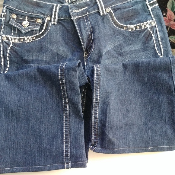 Miss Chic Jeans | Jeans | Miss Chic Heavily Embroideredstitched And ...